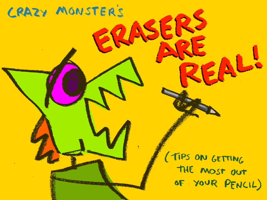 Crazy Monster's Erasers are Real as an ebook 14 Pages – Building a World